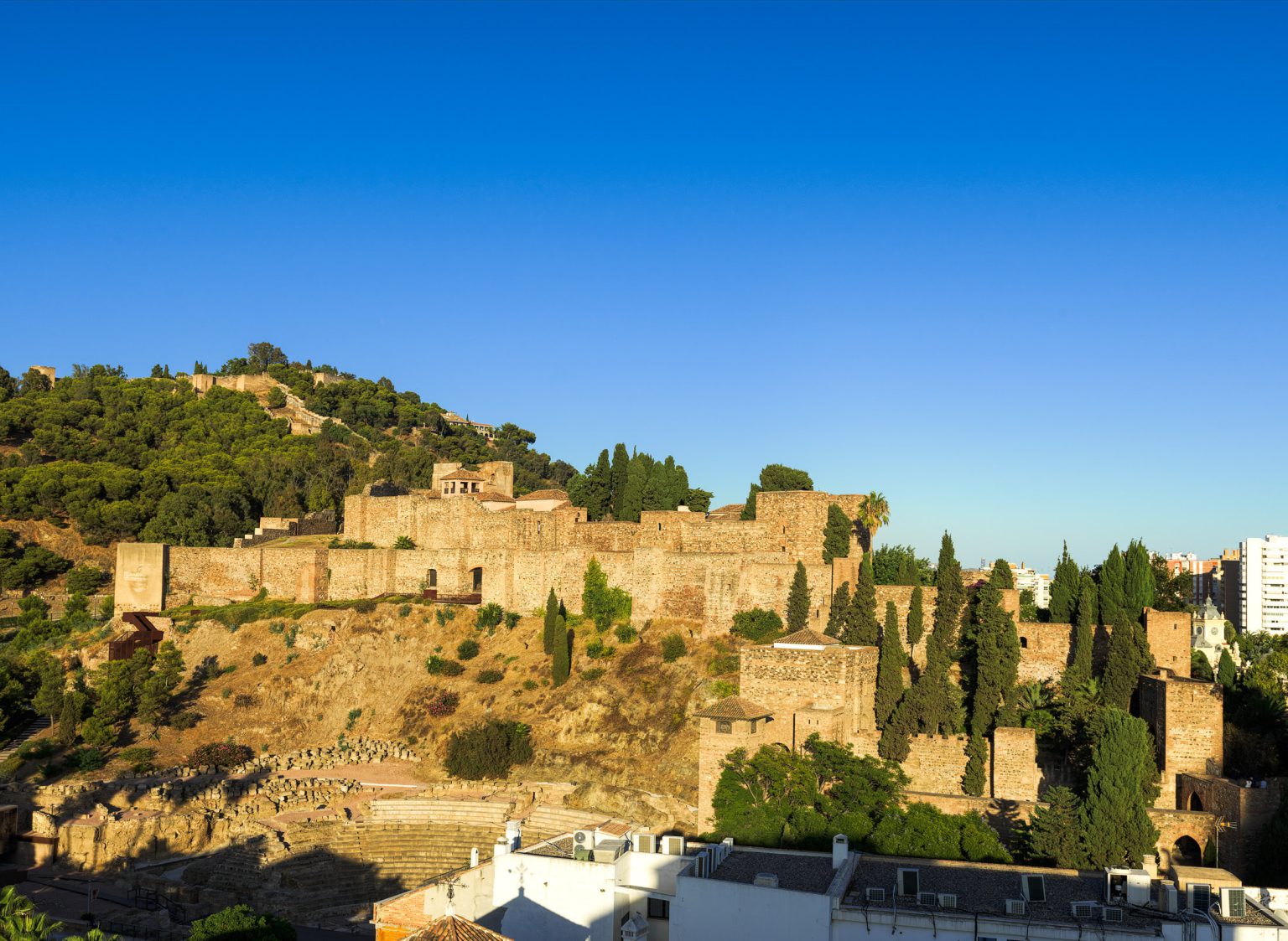 Joint visit to the Alcazaba of Malaga and Gibralfaro Castle
